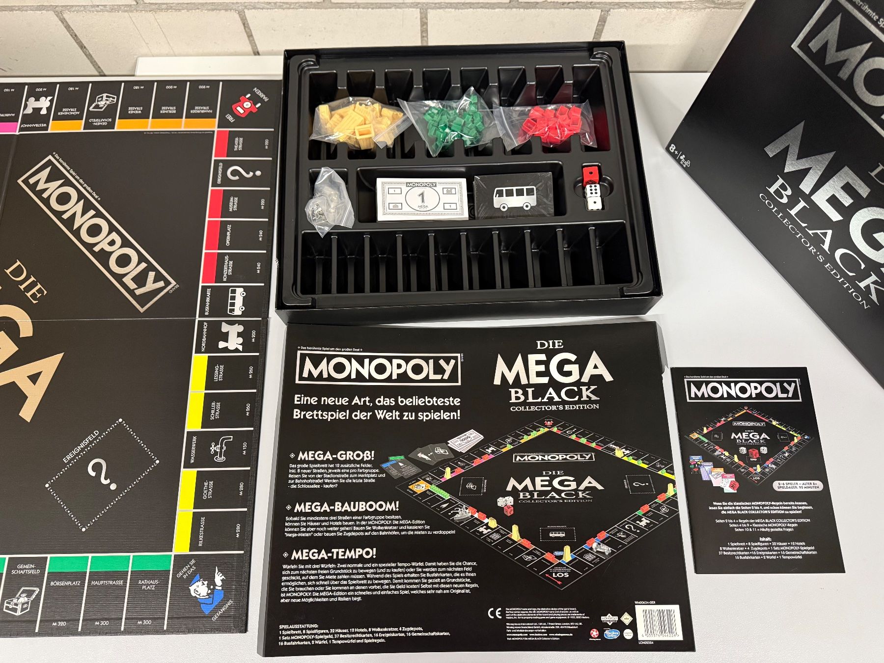 Monopoly Die Mega Black Collectors Edition Neu (Neu (gemäss ...