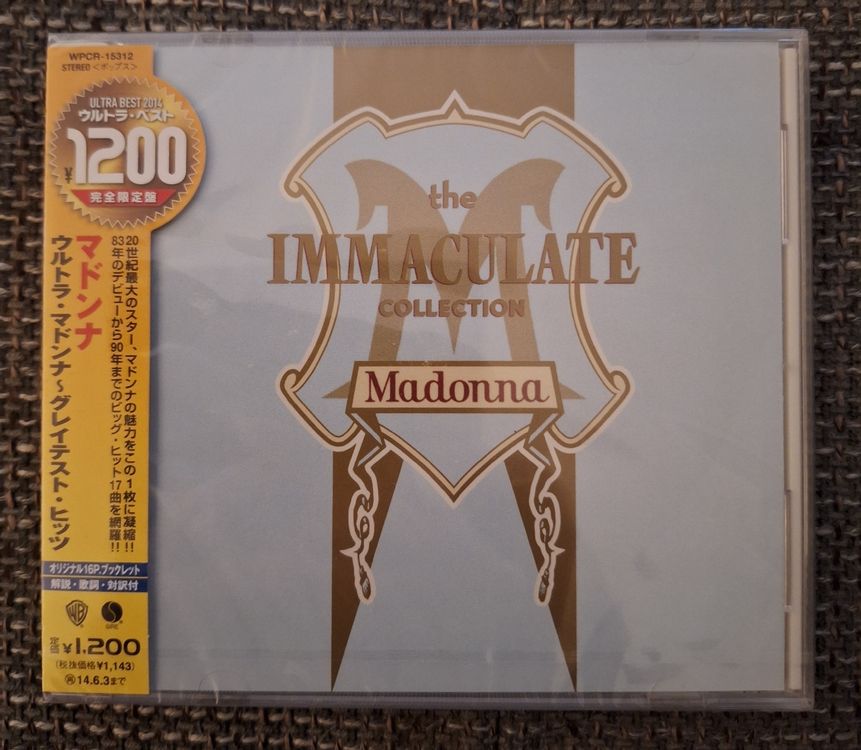 Madonna Immaculate Collection Japan CD | Kaufen auf Ricardo