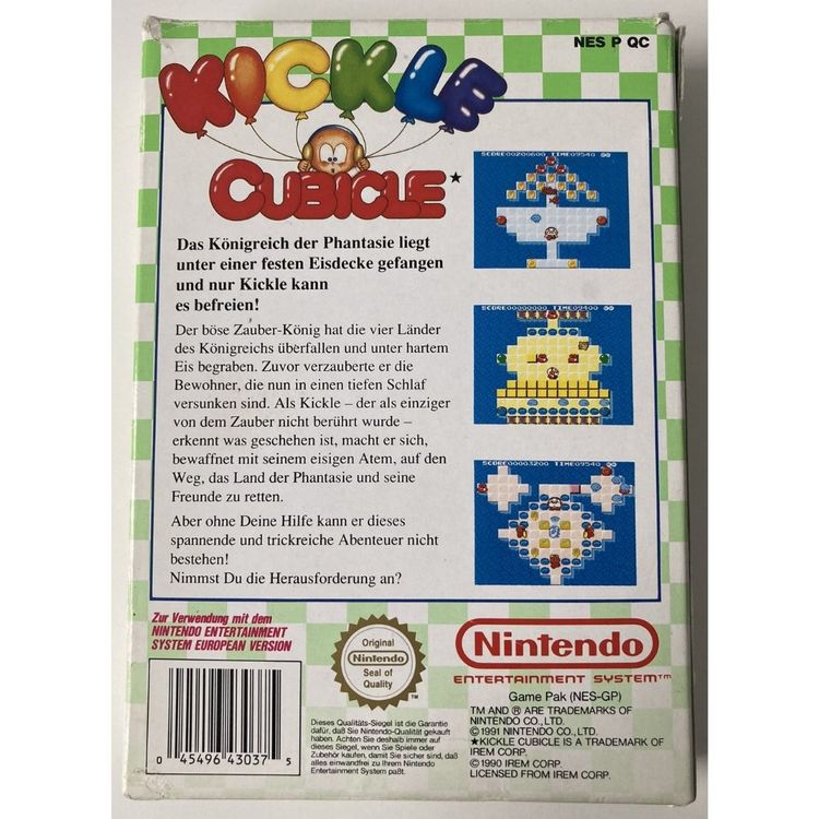 Kickle Cubicle mit OVP - NES Nintendo (Gebraucht) in Jonschwil für CHF ...