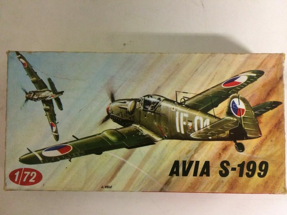 plastic model kit 1/ 72 KP AVIA S-199 PLASTIKOVY MODEL (Neu und ...