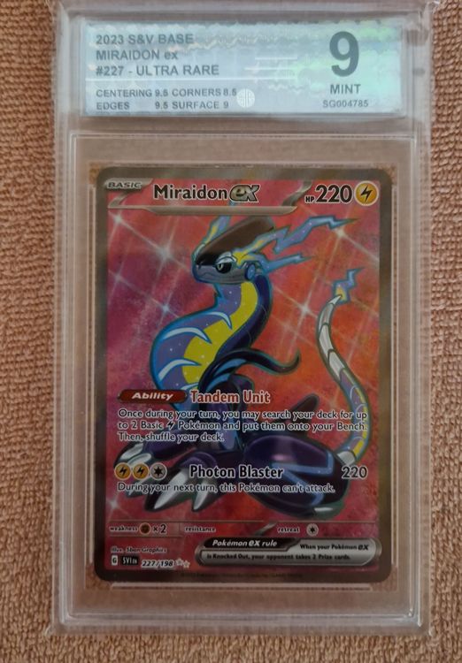 Miraidon ex #227 Ultra Rare Mint 9/10 Pokemon Karte (Neu (gemäss ...