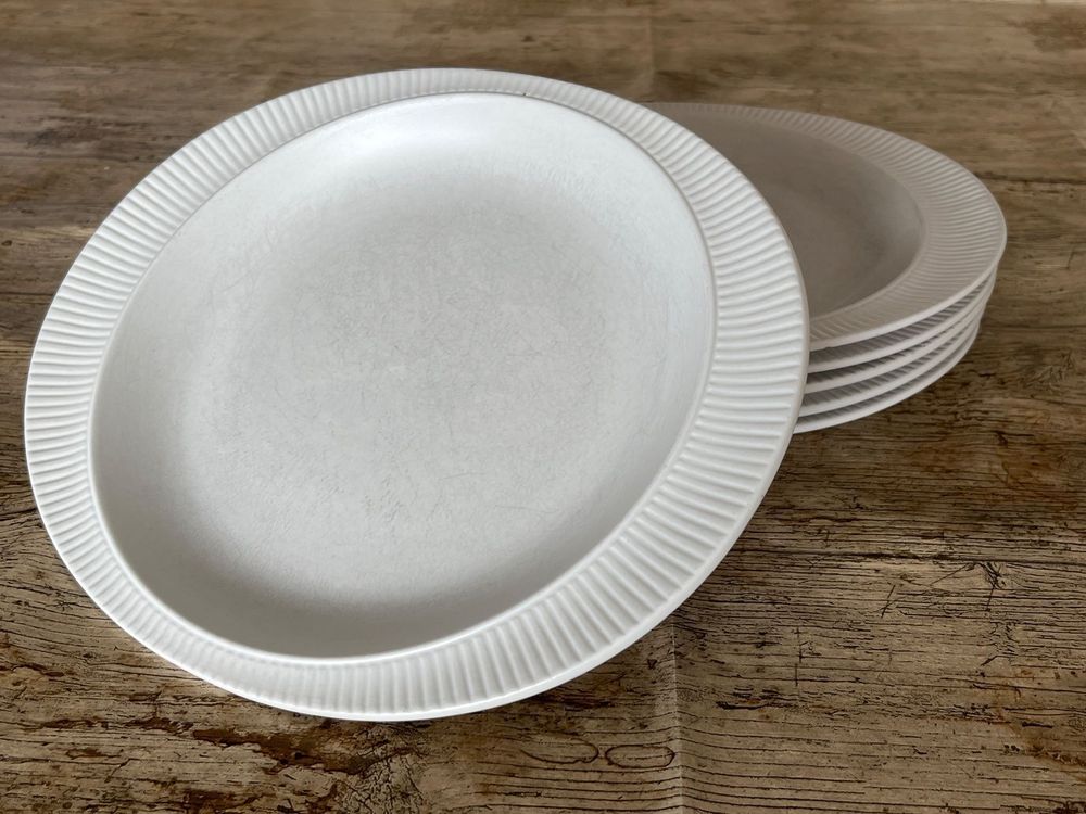 Thomas - 6 Teller, Flammfest, weiss, ∅27 cm, Rillen, Latham | Kaufen ...