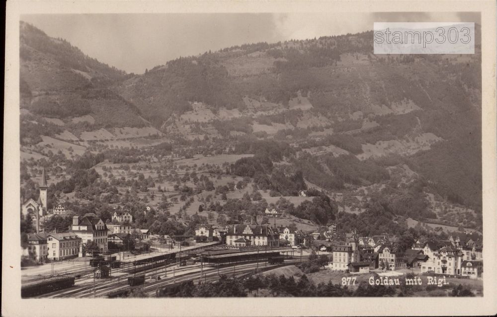 AK 1929 Goldau mit Rigi (Gebraucht) in Eggersriet für CHF 1 – mit Lieferung auf Ricardo kaufen