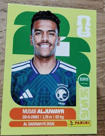 Musab Aljuwayr KSA 9 Panini FIFA World Cup 2026 ⚽🏆 (Neu (gemäss ...