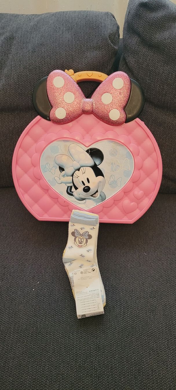 Boît Minnie lumineux et parlant + Chaussures 21/23 /Neuf (Neuf (Voir ...