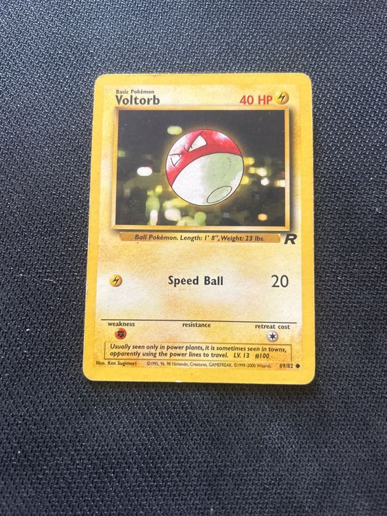 Pokemon card, Voltorb rocket 1995 69/82 | Kaufen auf Ricardo