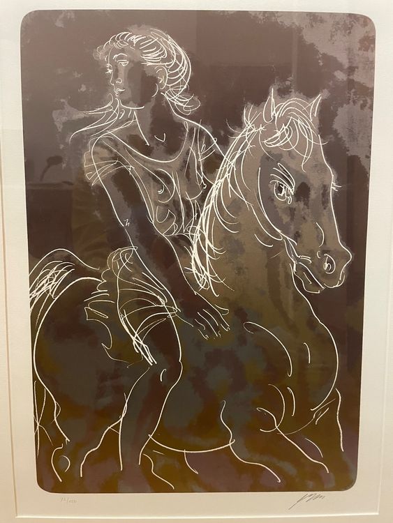 Hans Erni - Mädchen mit Pferd | Kaufen auf Ricardo