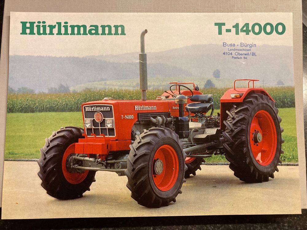 Hürlimann T-14000 Prospekt | Kaufen auf Ricardo