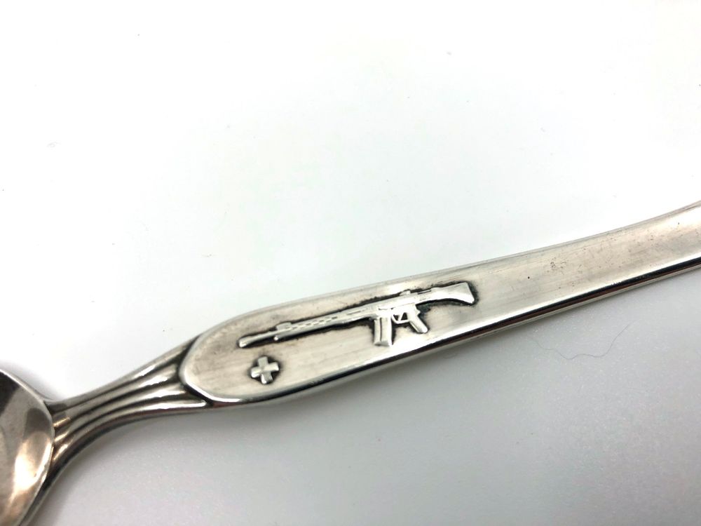 Stgw 57, SIG 510 Löffel versilbert Gewehr Schweizerkreuz Sc | Kaufen ...