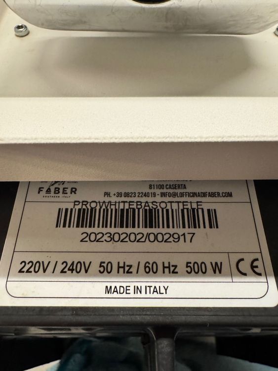 Faber Kaffeemaschine Pro Deluxe Pure White (Pads E.S.E) (Gebraucht) in ...