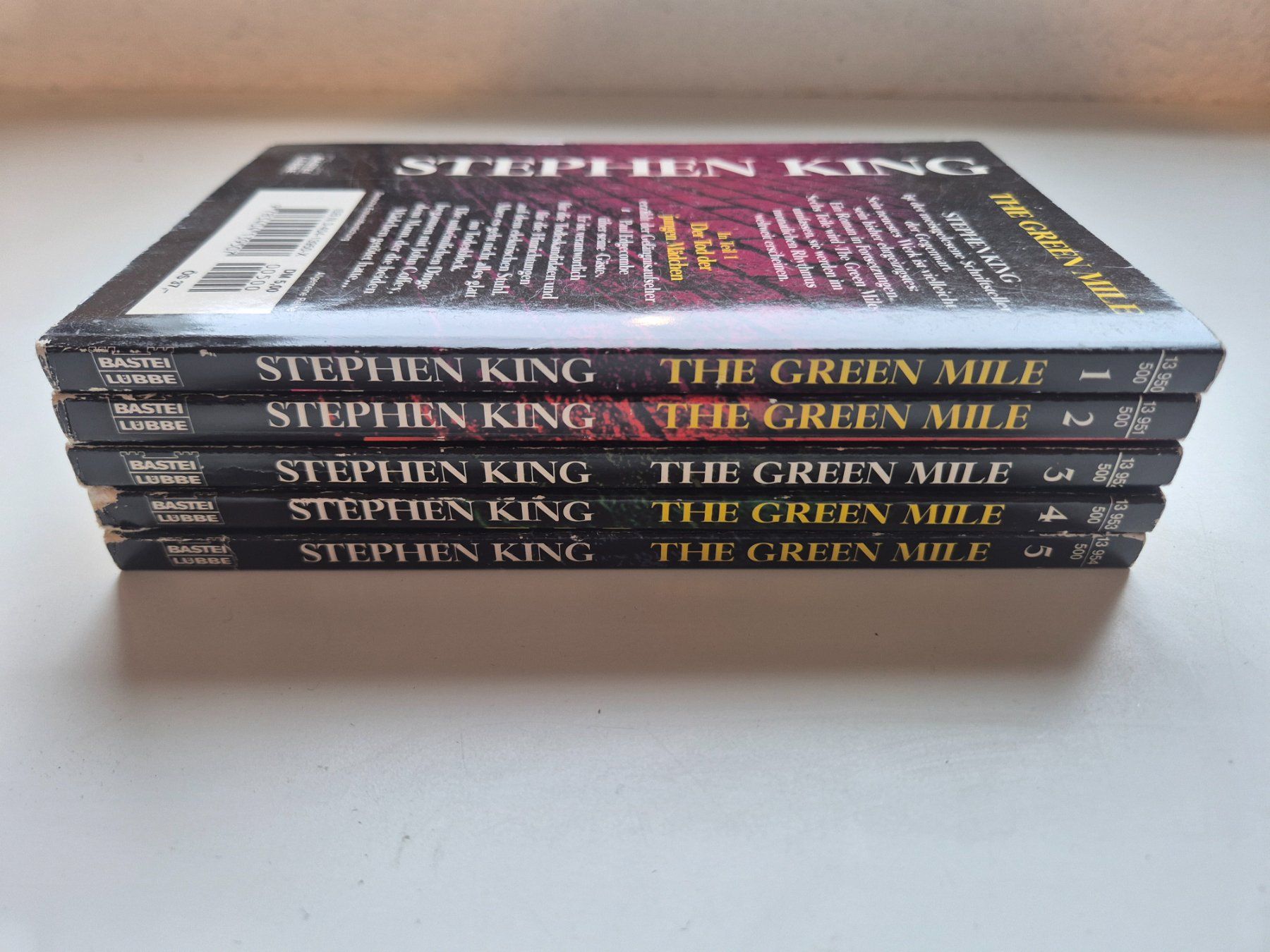 The Green Mile Teil 01 - 05 🐁🩸🪦 von Stephen King (Gebraucht) in ...