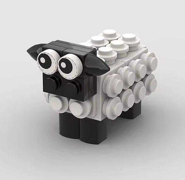 52-teiliges MOC Schaf DIY Bausteine Set LEGO kompatibel bkwt (Neu und ...