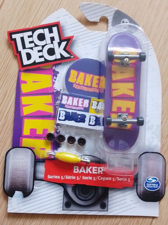 Tech Deck Baker Finger Mini Skateboard Serie 5 OVP Sammler (Neu und ...