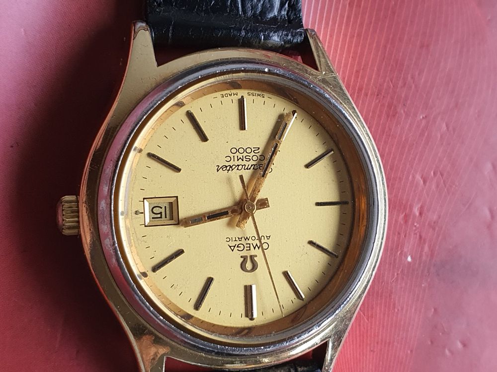 301 Omega Seamaster Cosmic 2000 Date Goldmantel jumbo (Gebraucht) in ...
