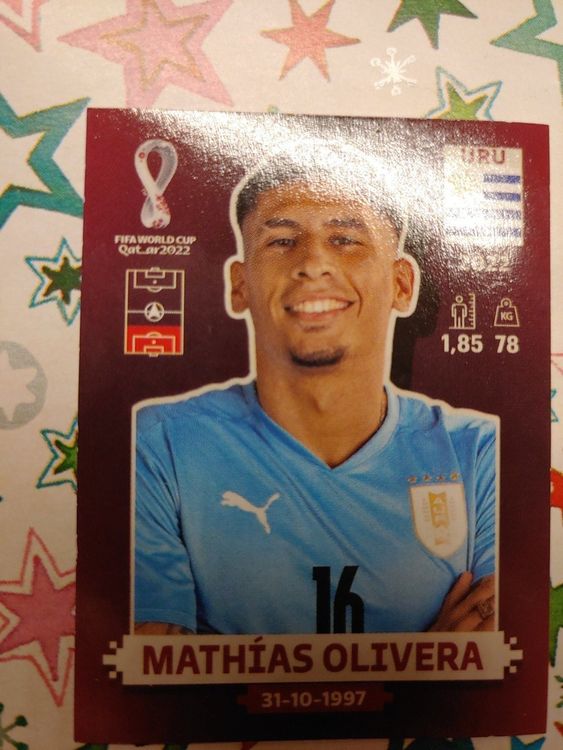Panini WM 2022 URU 9 Mathias Olivera | Kaufen auf Ricardo