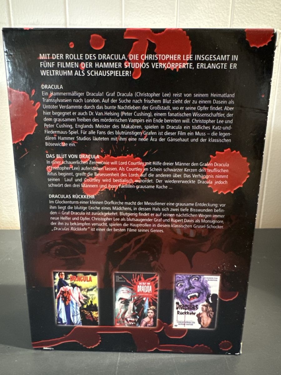 Hammer Films Dracula Collection DVD Box – Gruselklassiker (Neu (gemäss ...