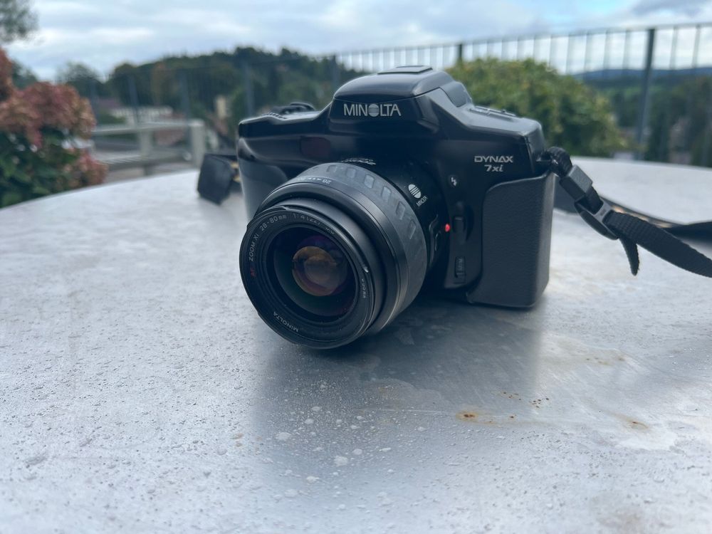 Minolta Dynax 7xi Spiegelreflexkamera mit Objektiv, Top! (Gebraucht) in ...