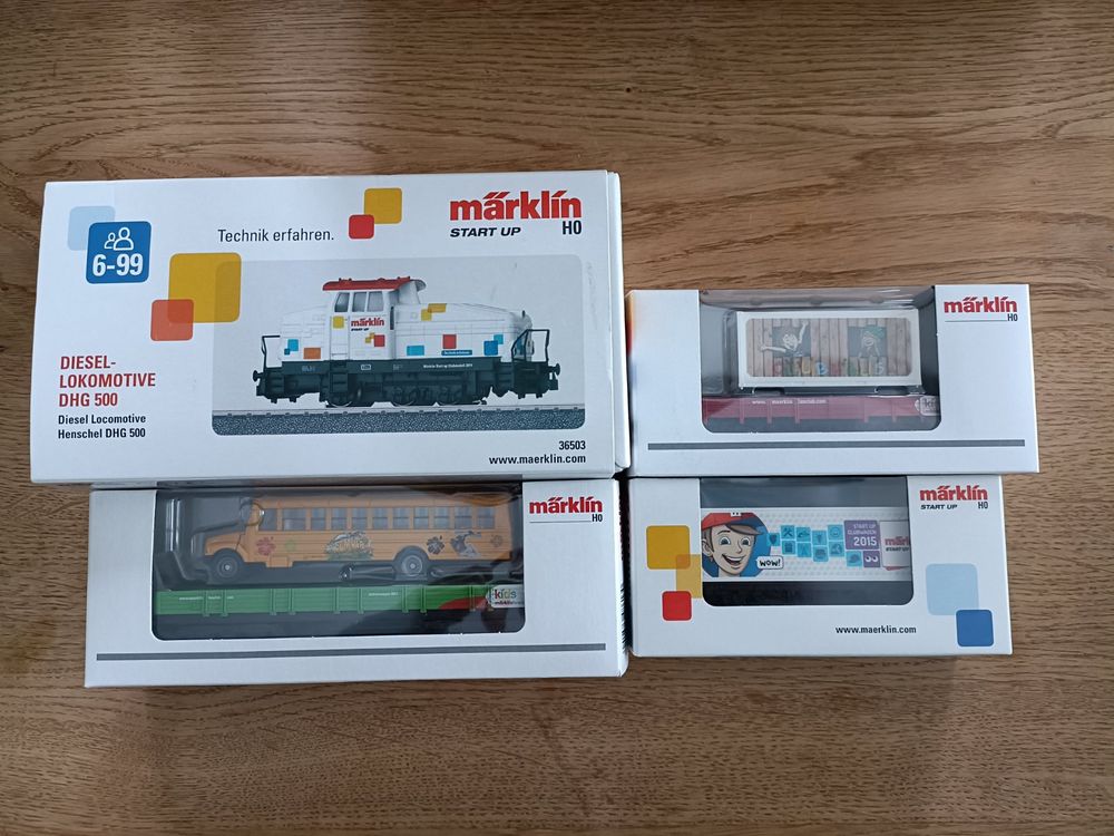 Märklin 36503 Diesellok mit 3x Güterwagen (Gebraucht) in Berikon für ...