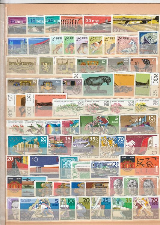 28/LOT DDR 1976 ** (Neu (gemäss Beschreibung)) in Hirschthal für CHF 1 – mit Lieferung auf ...