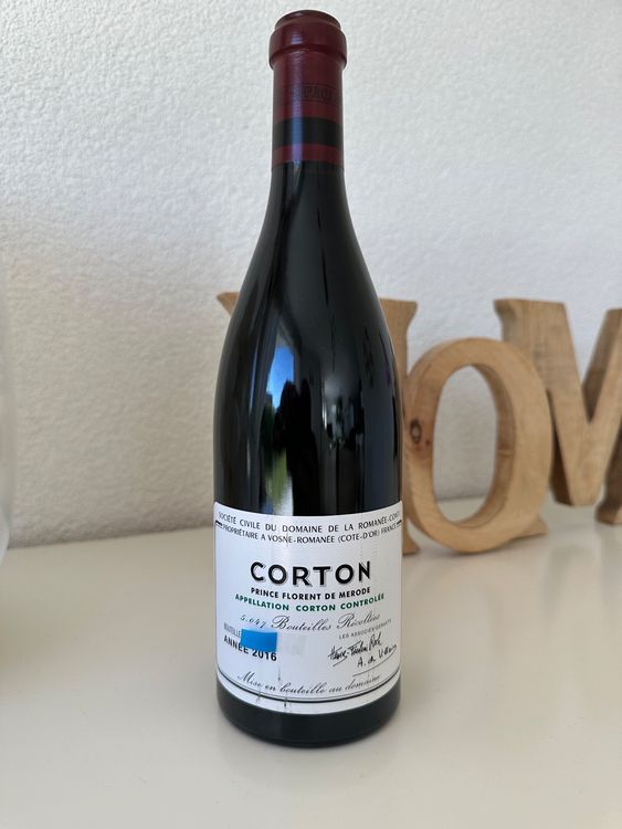 Corton 2016 / domaine de la Romanée Conti DRC (Neuf (Voir description ...