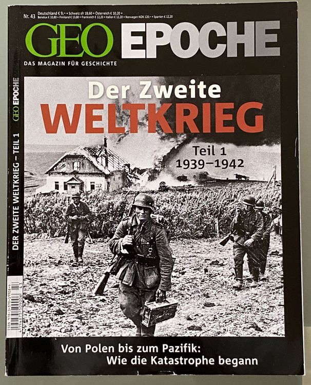 Der zweite Weltkrieg Teil 1 1939 - 1942 GEO Epoche Nr 43 (Gebraucht) in ...