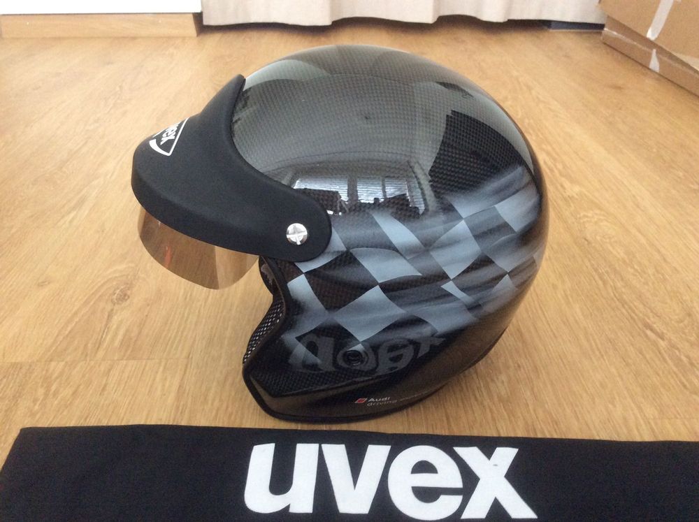 UVEX Carbon Jethelm Audi Auto Motorsport helmet / M 57-58 | Kaufen auf ...