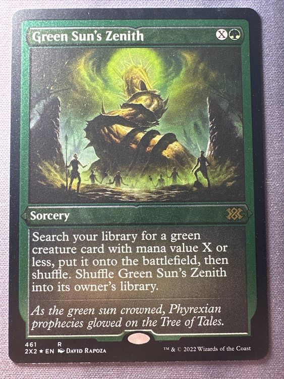 Green Sun’s Zenith ETCHED FOIL Variant 461 Double Masters 22 (Neu (gemäss Beschreibung)) in ...