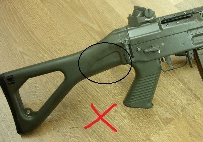 SIG 55x PE / Stgw 90 Wangenauflage (Gebraucht) in Oberdorf NW für CHF ...