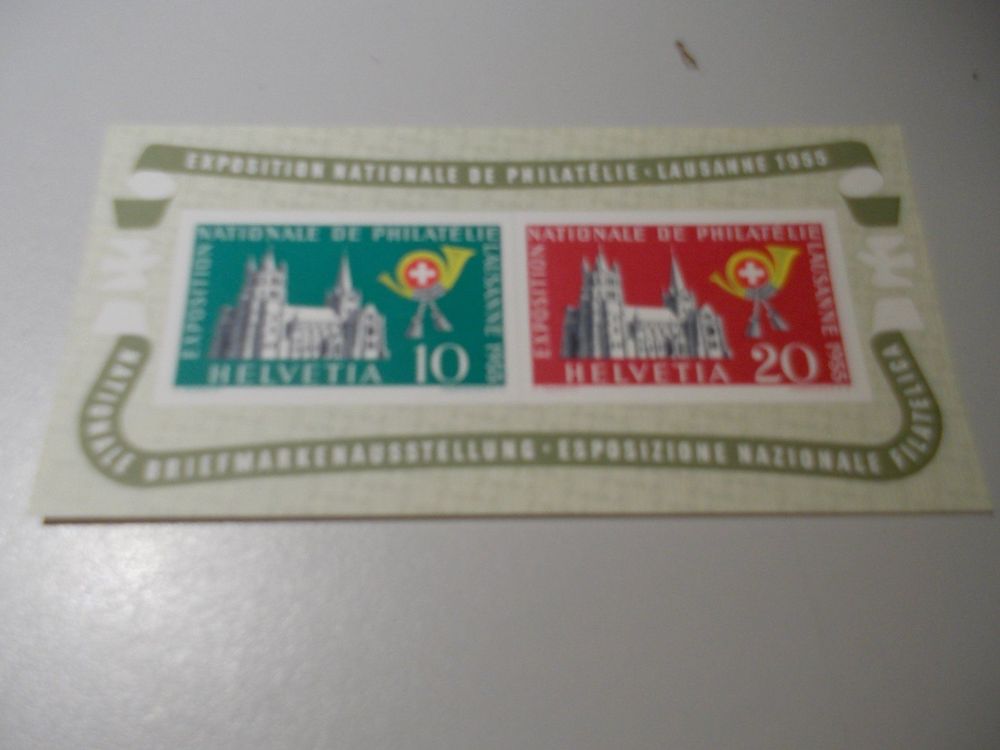 Block NABA Lausanne 1955 ** (Gebraucht) in Niederwil AG für CHF 4.2 – mit Lieferung auf Ricardo ...