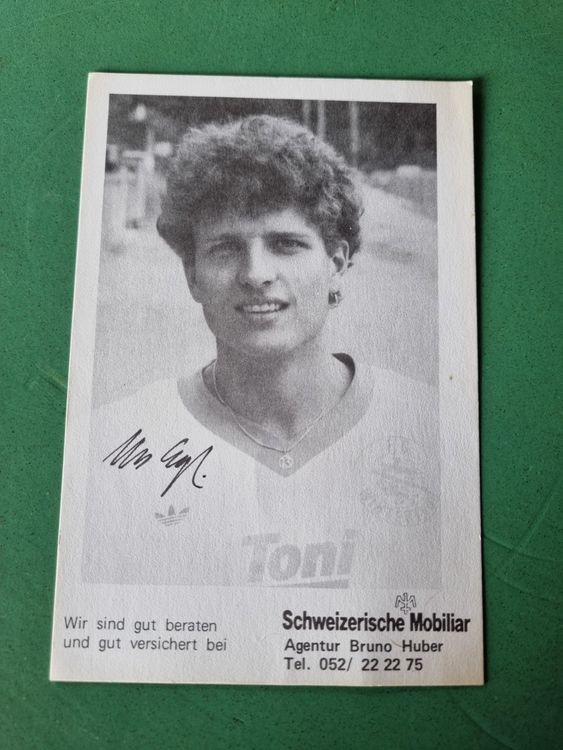 Autogramm Karte Urs Egli FC Winterthur (Gebraucht) in Konolfingen für CHF 8 – mit Lieferung auf ...