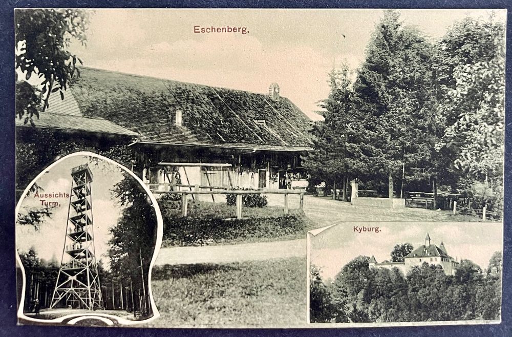 ESCHENBERG - Kyburg - Aussichts-Turm 1910 | Kaufen auf Ricardo