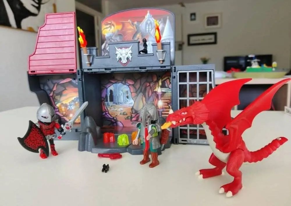 Playmobil Set 5420 Drachenhöhle Grotte de dragon Caverna (Gebraucht) in ...