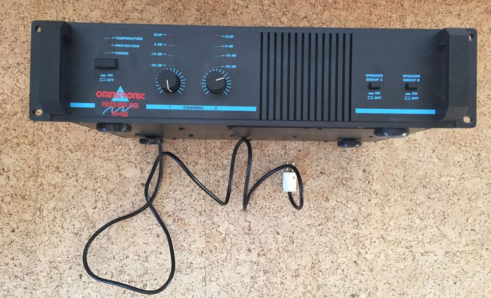 OMNITRONIC Power Amplifier PA 400 | Kaufen auf Ricardo