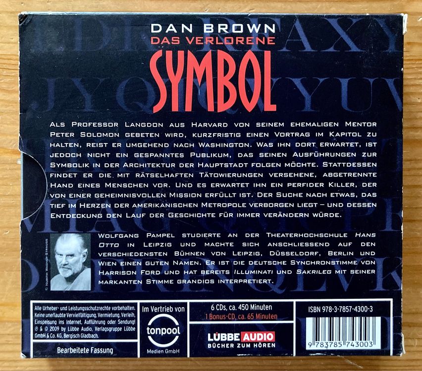 Das verlorene Symbol - Dan Brown (Lübbe Audio, 2009) | Kaufen auf Ricardo