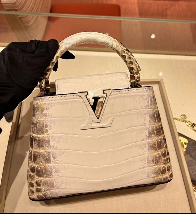 Brand New LV Capucines Sahara with Gold - Mini (Neu und ...