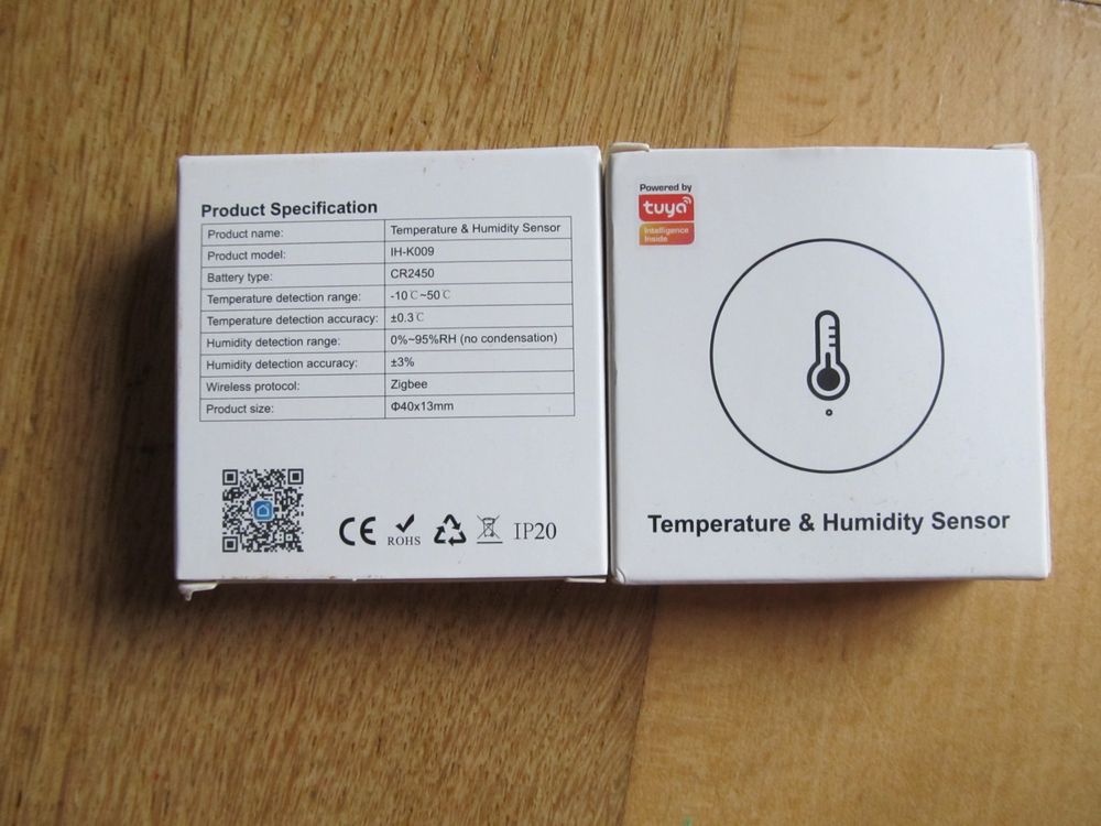 Smart Home Temperatur und Feuchtigkeitssensor | Kaufen auf Ricardo