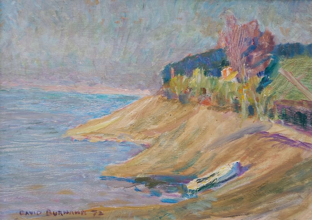 David Arnold BURNAND (1888-1975) le lac de Brêt joli tableau | Kaufen ...