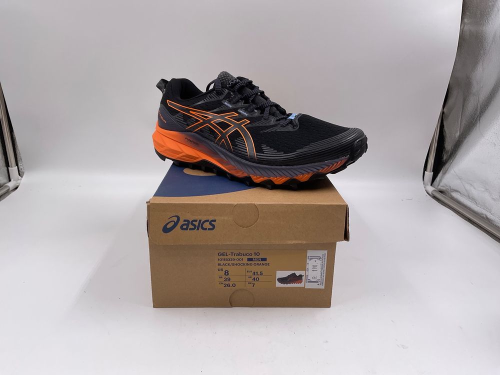 Asics GEL-Trabuco 10 1011B329-001 MEN BLACK/SHOCKING ORANGE | Kaufen auf Ricardo