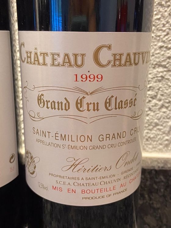 2 Flaschen Rotwein Chateau Chauvin 1999 | Kaufen auf Ricardo