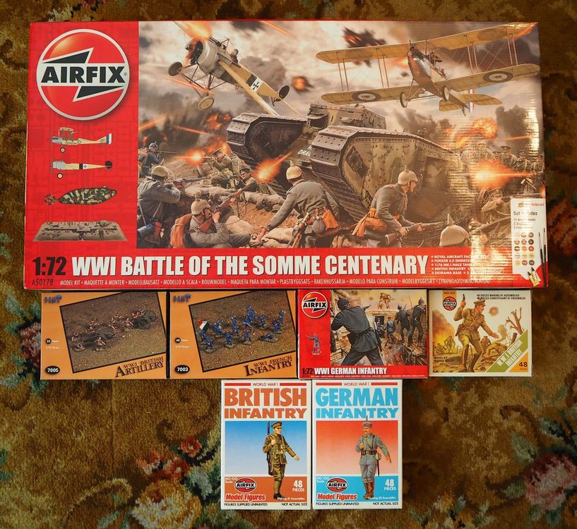 Airfix / WWI Battle of the Somme / über 600 Figuren /Rarität (Gebraucht ...