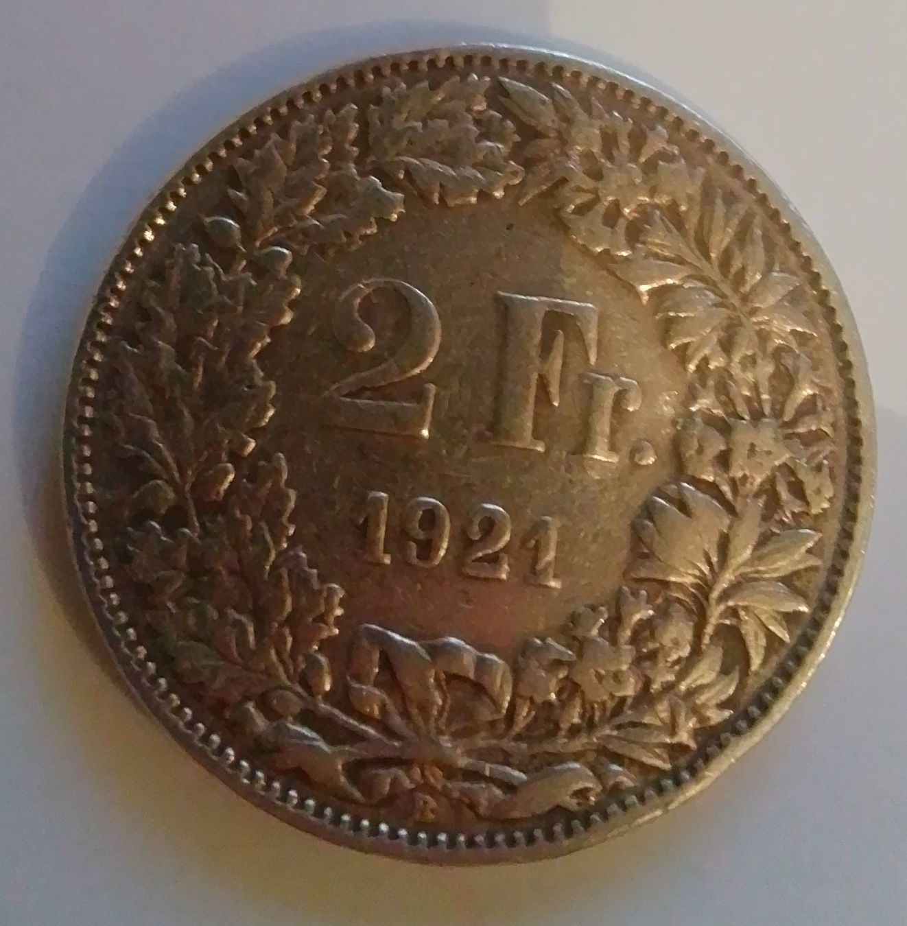 Seltene 2-Franken-Münze von 1921 – Sammlerstück sichern! (Gebraucht) in ...