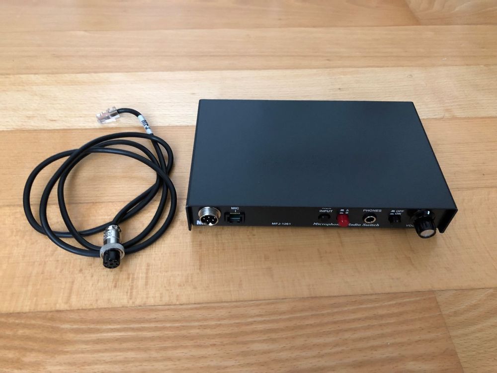 MFJ-1261 MIC/RIG SWITCH, 1 MIC TO 2 RIG (Neu (gemäss Beschreibung)) in ...