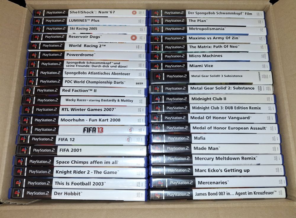 77 Playstation 2 PS2 Spiele - Alle komplett - Ganze Sammlung (Gebraucht ...