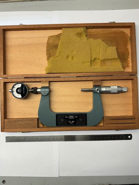 Mikrometer mit Messuhr Tesa 75-100mm (Gebraucht) in Titterten für CHF ...