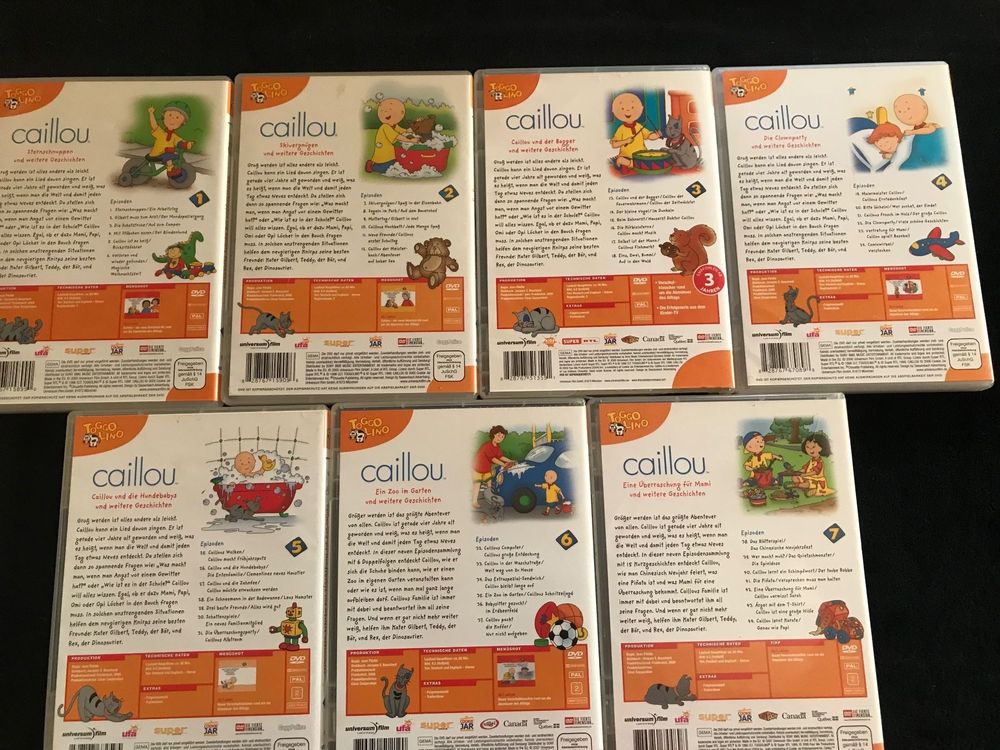 caillou dvd (Gebraucht) in Höchstetten für CHF 15 – mit Lieferung auf ...