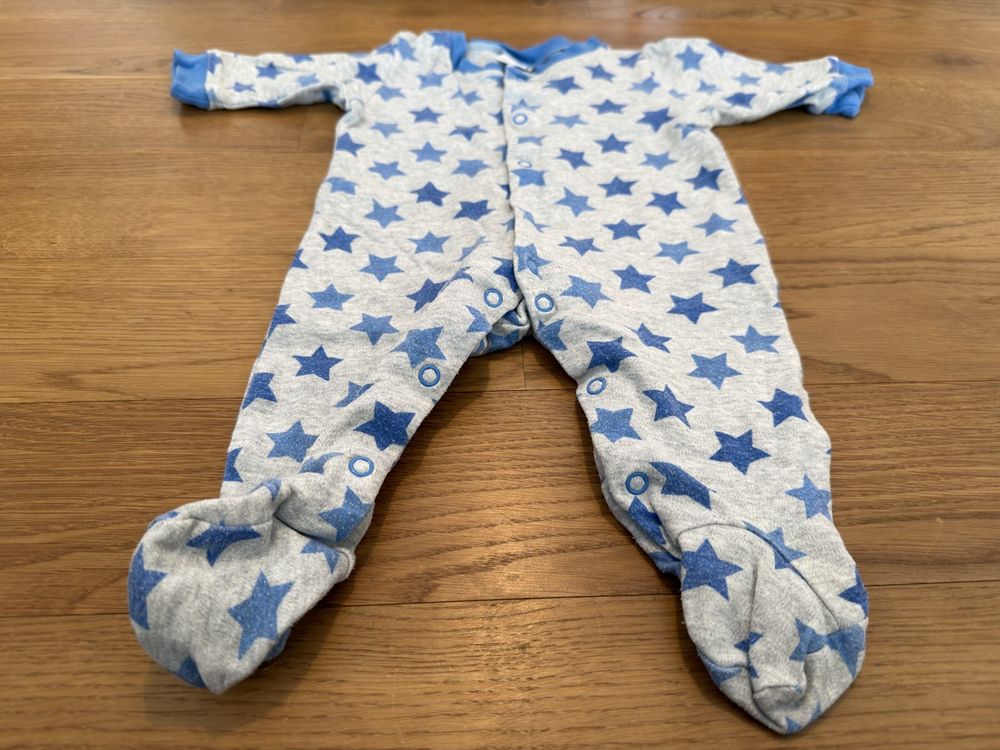 Baby Schlafanzug / Pyjama Gr. 62, Smile, mit Füssen (Gebraucht) in ...