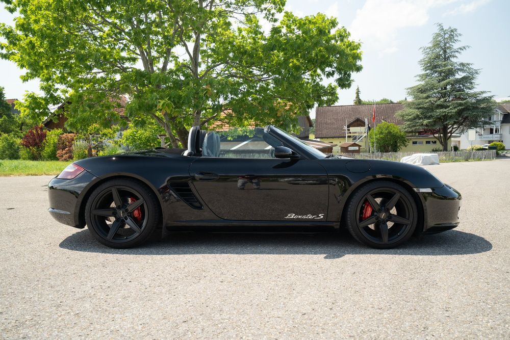 Porsche Boxster S 3.4, wenig km, ab MFK, schwarz/schwarz (Gebraucht) in ...