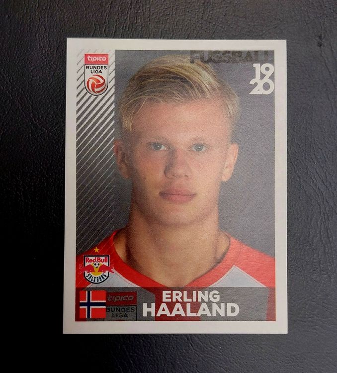 2019-20 Panini Sticker Fussball Bundesliga Erling Haaland (Neu und ...