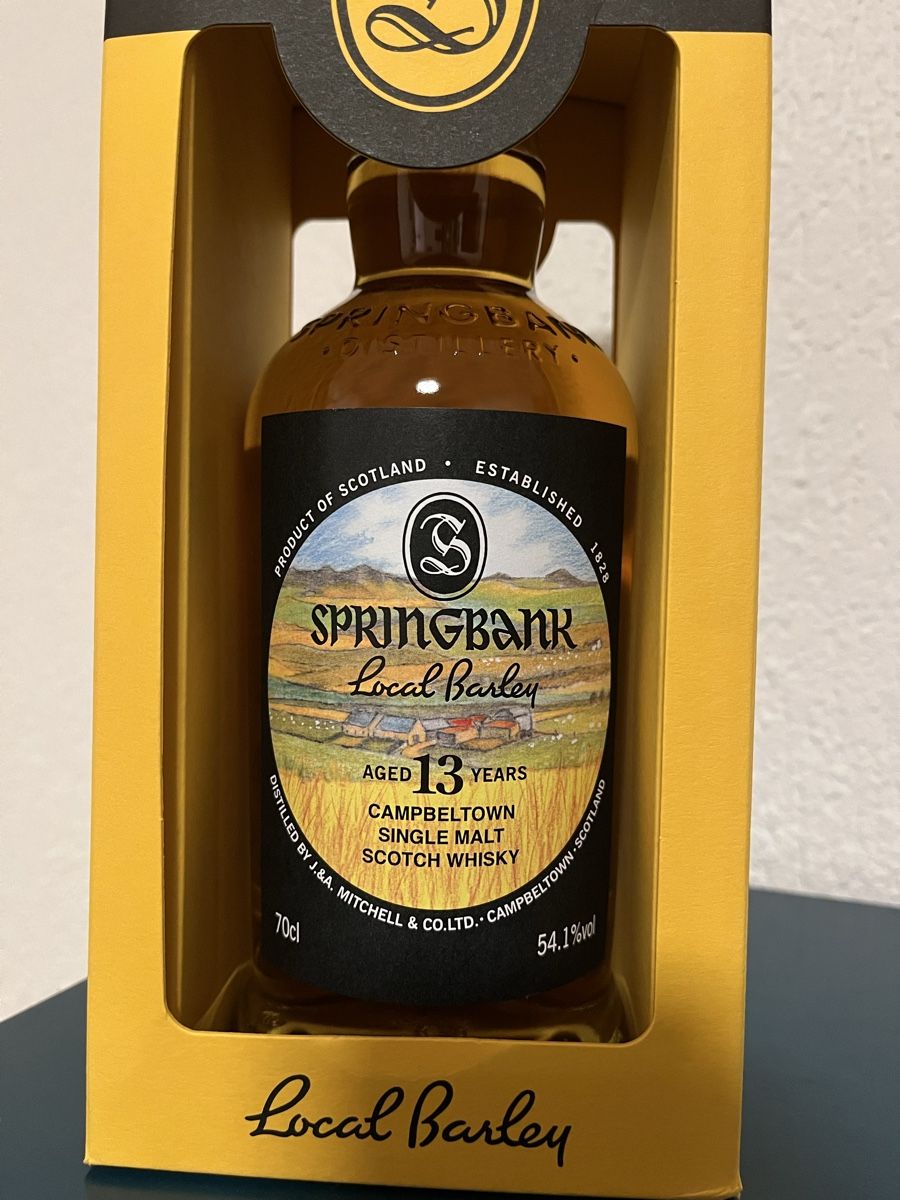 Springbank 13 Jahre Local Barley Single Malt Whisky (Neu und ...