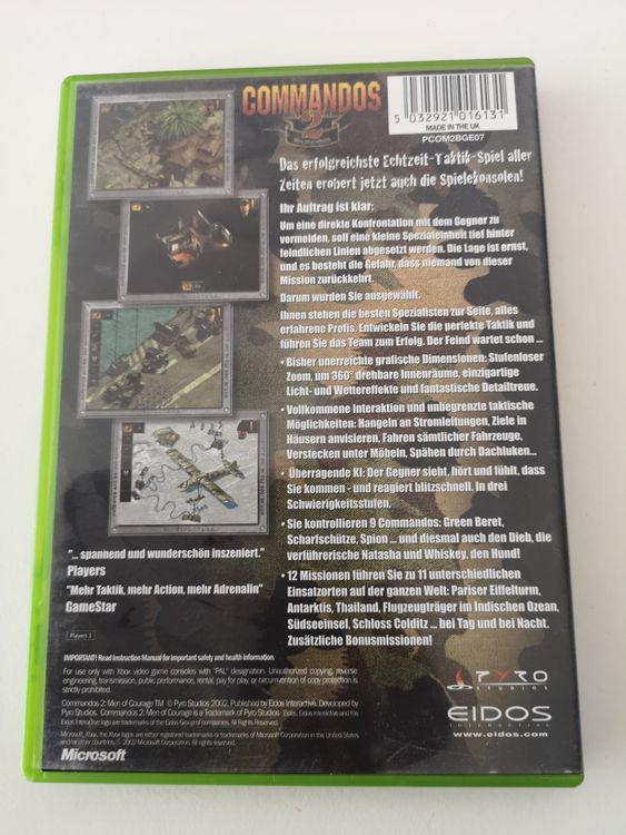 Commandos 2 (XBOX) (Gebraucht) in Herisau für CHF 7 – mit Lieferung auf ...